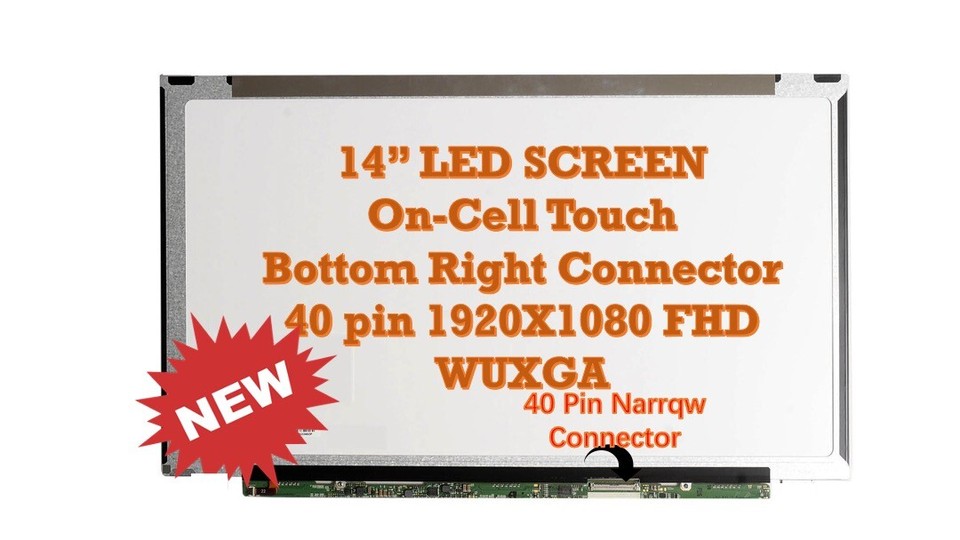 Compatible LP140WF5 SP K1 In-cell Touch Screen 14" FHD LED IPS For ...