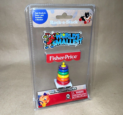 World's Smallest - Fisher-Price - Rock-a-Stack 2019 - Neu & OVP - Mini ...