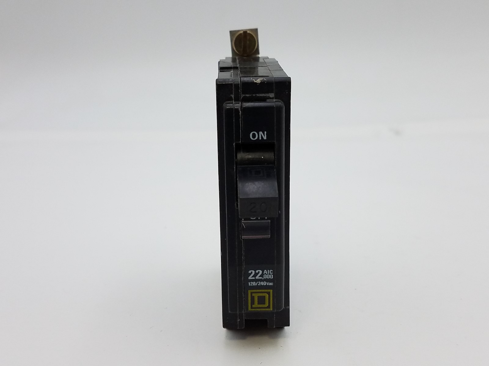 Square D QOB120 Circuit Breaker 20A 1P 120/240V QOB QOB-120 20 Amp 1 ...