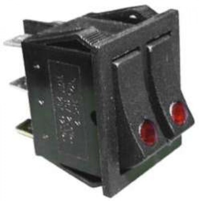 Doppel Wippschalter beleuchtet 2x EIN / AUS IRS-201-E-1C | eBay.de