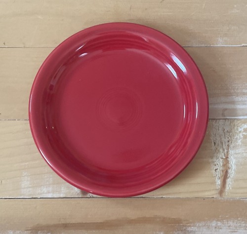 Fiesta SCARLET Red 6.5" Bistro Coupe APPETIZER Plate FIESTAWARE Used | eBay