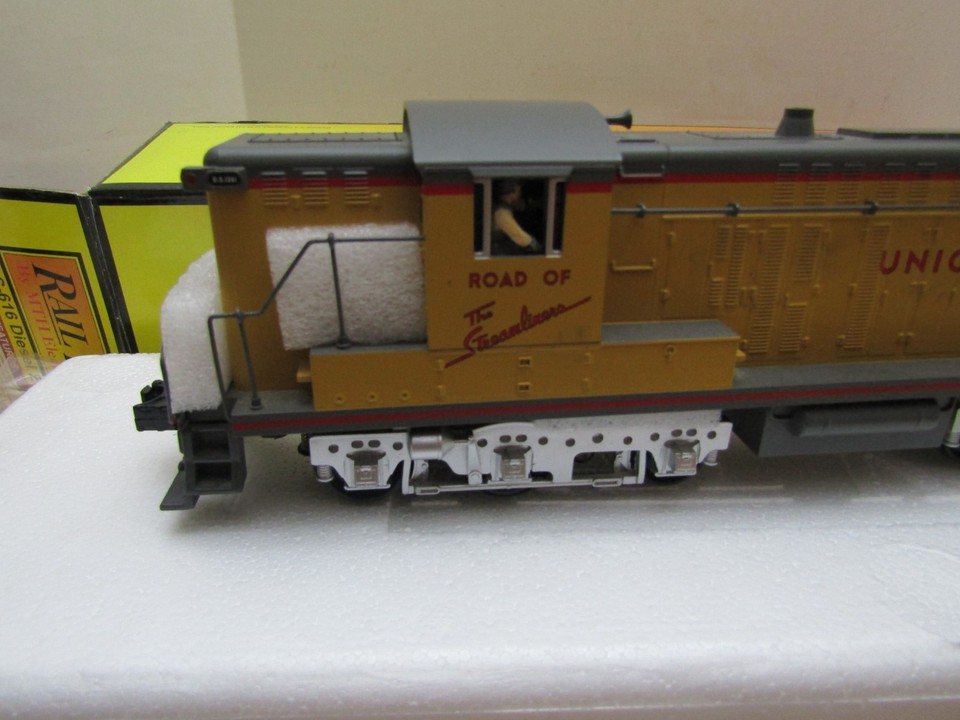 TRAIN O SCALE RAILROAD ENGINE LOCOMOTIVE RAIL KING AS-616 DIESEL UNION ...