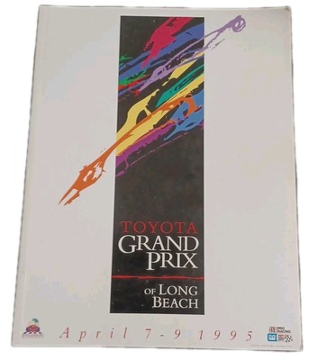 1995 Toyota Grand Prix of Long Beach Pro Racing Official Program | eBay