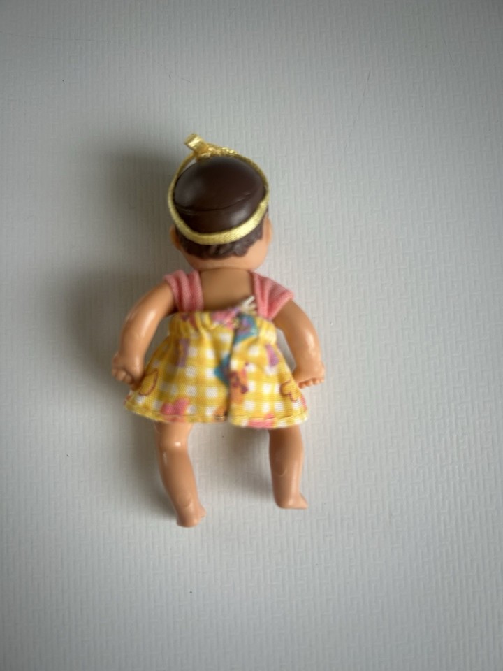 Vintage HTF Krissy 1993 Mattel Barbie Hispanic Baby Sister Doll Brown ...