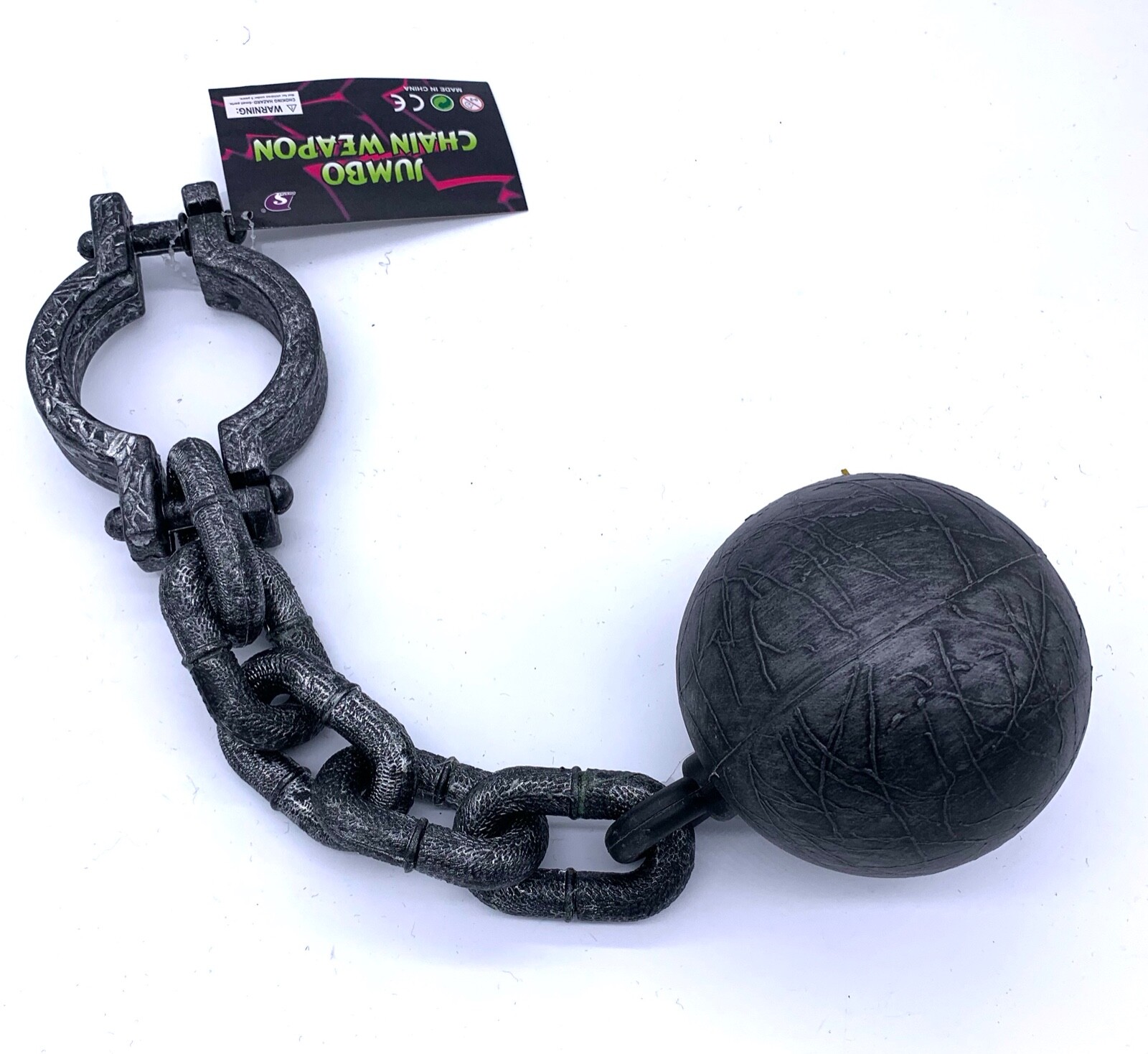 Blood Butchers Ball And Chain Ankle Shackle Halloween Murderer Hook ...