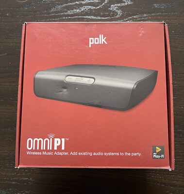 Polk Audio Omni P1 Wireless Wi-Fi Music Streaming Adapter -AM6911 | eBay