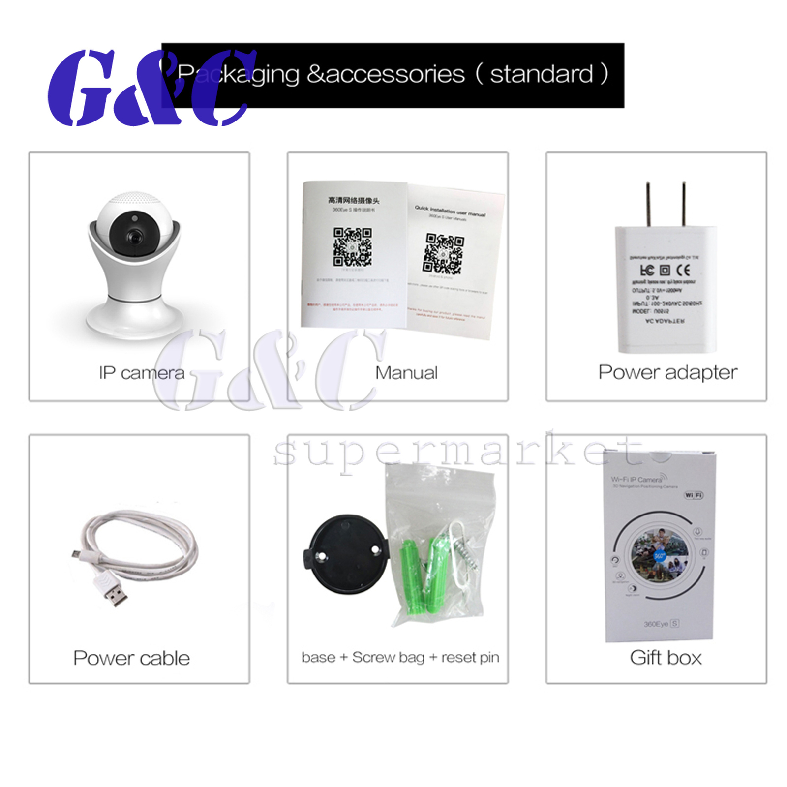 Fish-360eyes Panoramic 3D navigation Spy Wifi 1080p Hidden Network IP ...