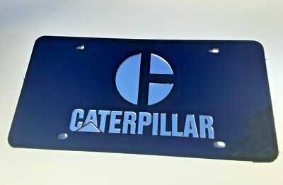 Caterpillar #2 Acrylic Mirror License Plate Auto Tag nice | eBay