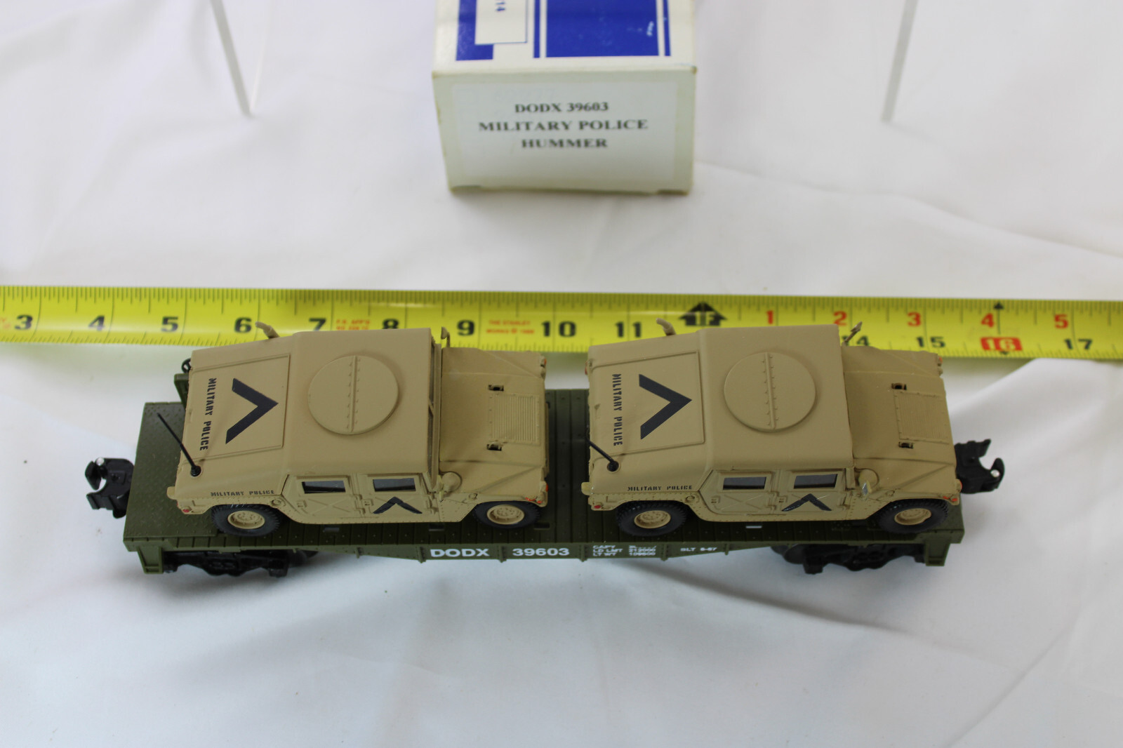 Geller Trains DODX - 39603 - Military Police - Hummer - Lot 2 | eBay