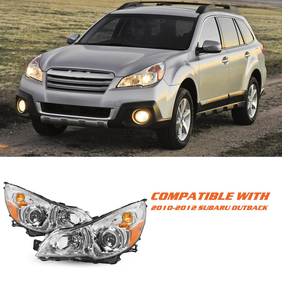 For 2010 2011 2012 2013 2014 Subaru Outback/Legacy FACTORY Headlights ...