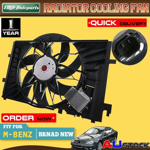 Radiator Cooling Fan for Mercedes-Benz A209 C209 CL203 S203 W203 2000 ...