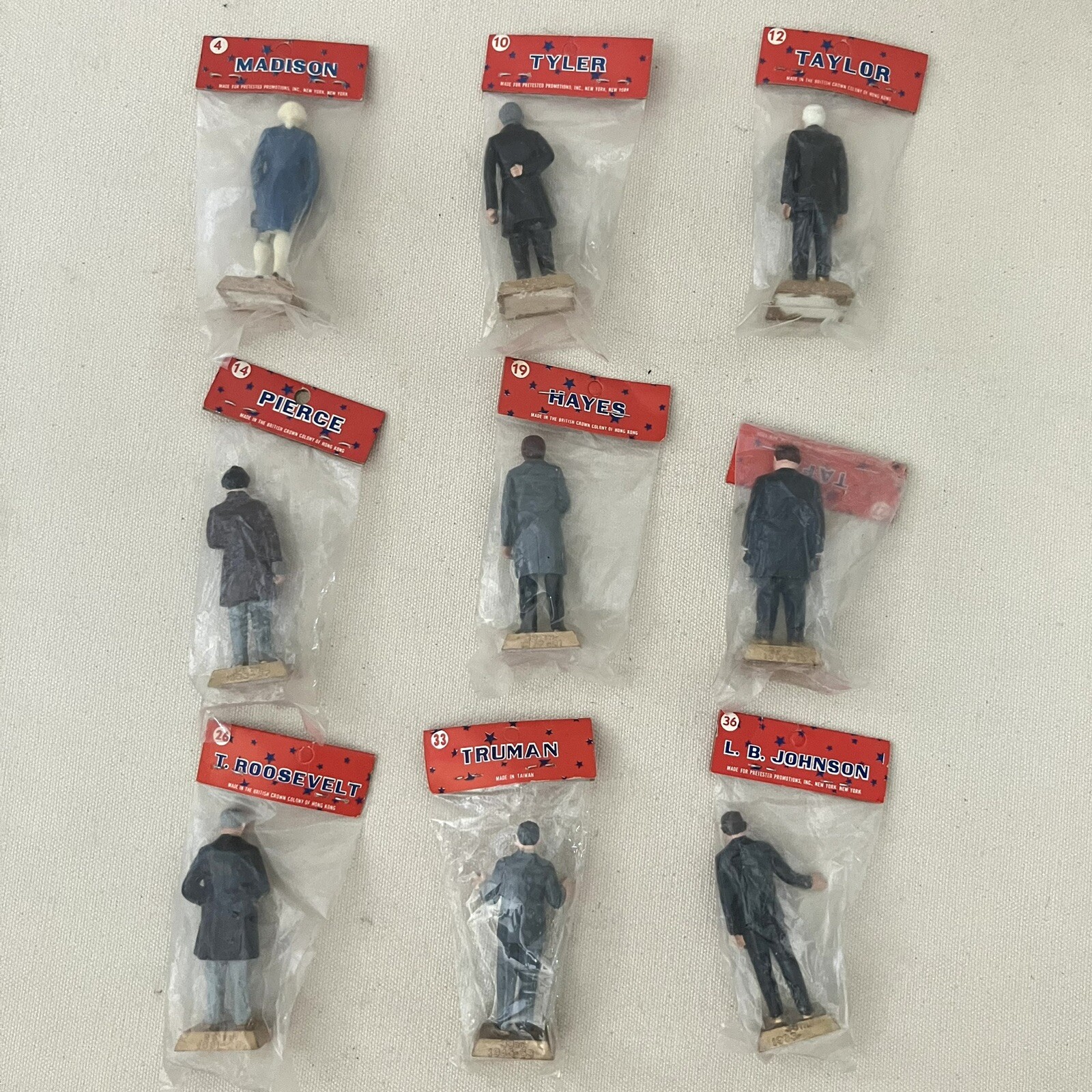 Vintage Marx Toys 1960’s Plastic United States Presidents Figures 2.5 ...