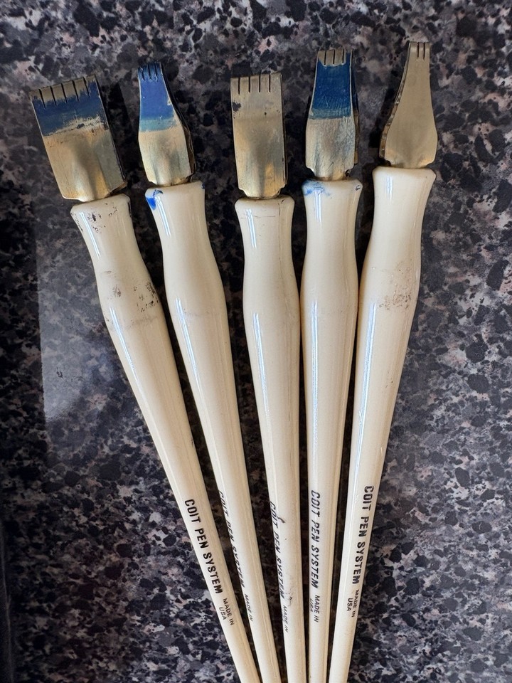 Pelikan Graphos Technical Pen Nibs In Cases Germany Calligraphy Huge ...