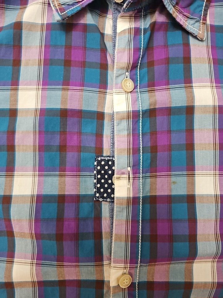 Robert Graham Men's Multicolor Plaid Button-Down Shirt Size 2XL ...