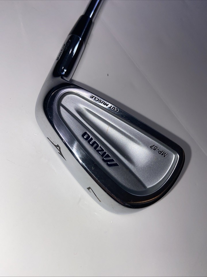 Mizuno MP-57 Single 7 Iron Steel Shaft, Stiff Flex, Right-Handed Cut ...