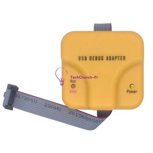 C8051F JTAG/C2 Mode MCU Emulator U-EC6 USB Debug Adapter Downloader ...