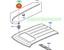 LAND ROVER SUNROOF WEATHERSTRIP FASTENER RANGE ROVER SPORT LR3 LR4 ...