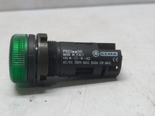 Cema Push Button Green Pilot Light P9XU Italy | eBay