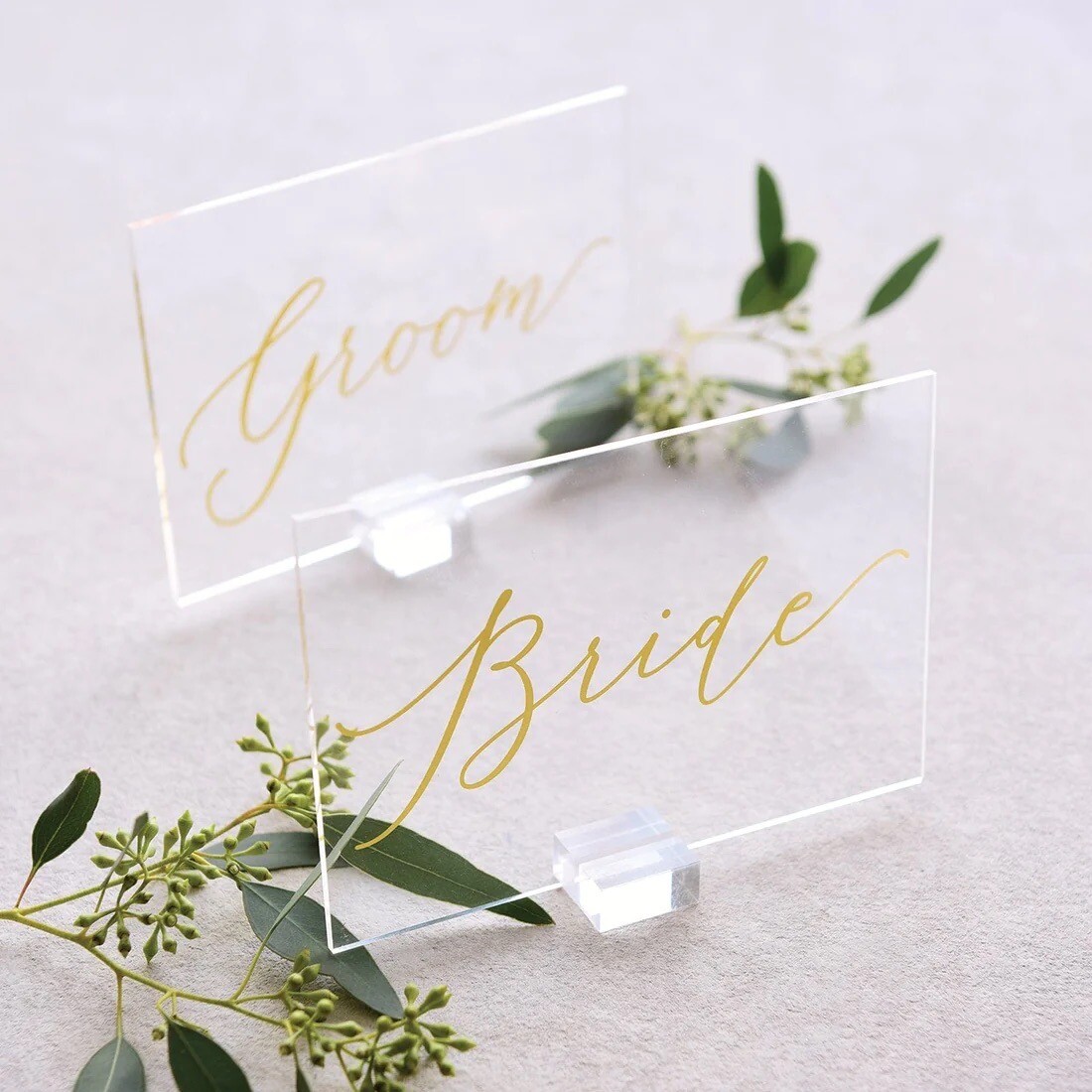 Bride And Groom Signs For Tables 4 Wedding Place Cards Mother Of Bride