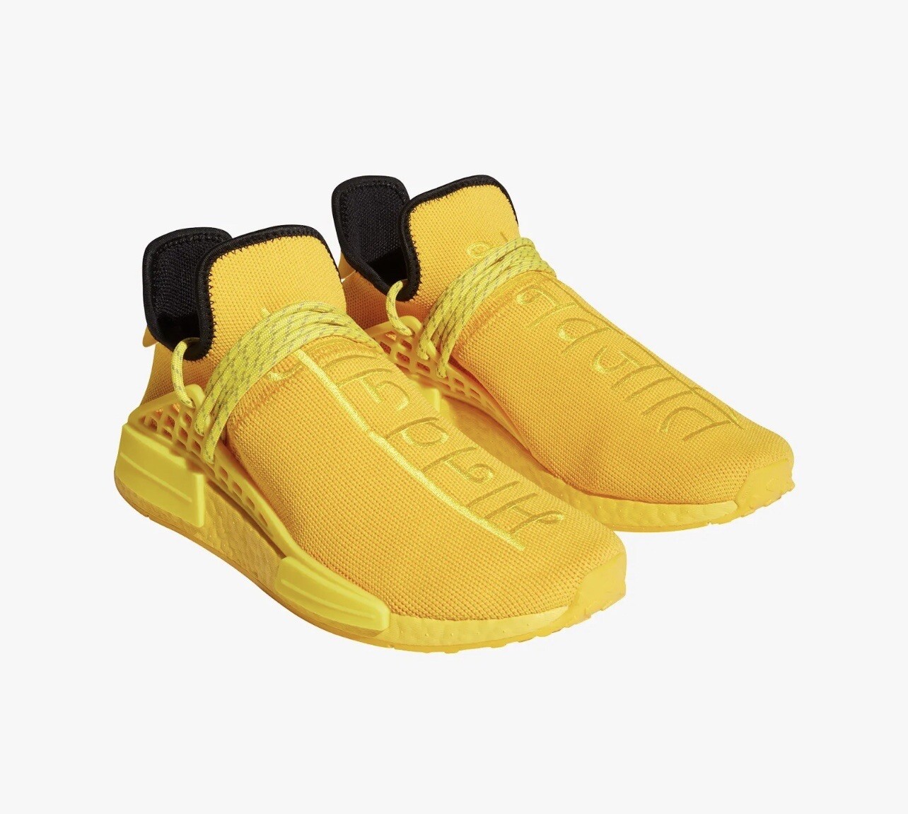 Adidas Originals Men's Pharrell Human Race Yellow Sneakers Size 10 us ...