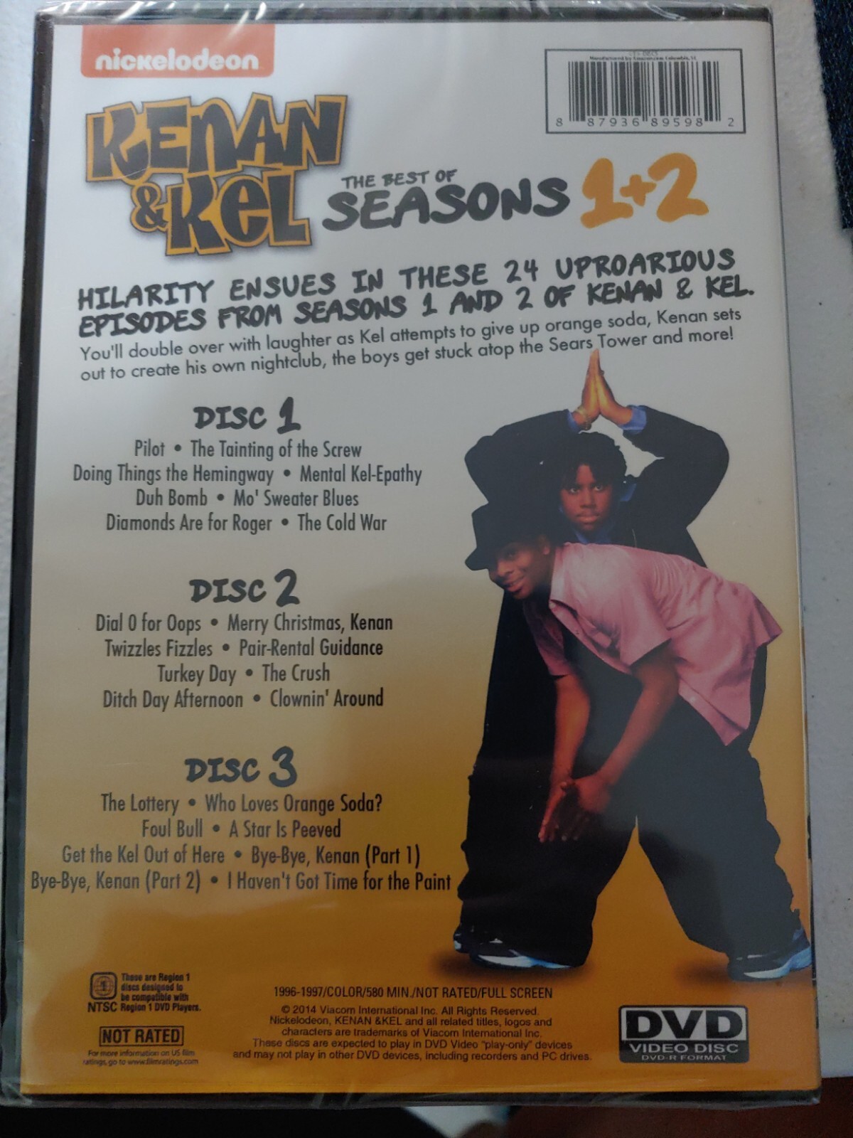 Kenan and Kel The Best of Seasons 1 and 2 DVD 90s Nickelodeon for sale ...