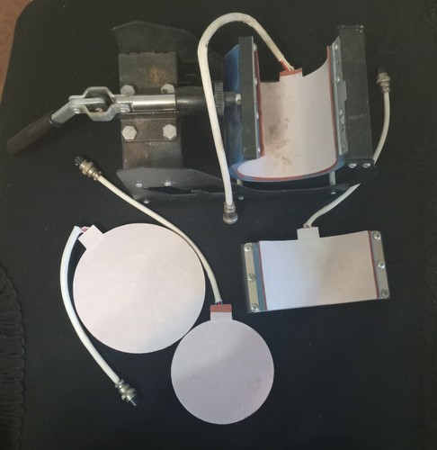 Heat Press Attachments Parts: Mug L/Cup Tumblers, Plate, Hats Add-ons ...
