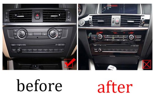 For BMW X3 F25 X4 F26 11-2017 Carbon Fiber Console AC Switch Control ...