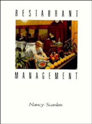 Restaurant Management by Nancy Loman Scanlon (1993, Trade Paperback ...