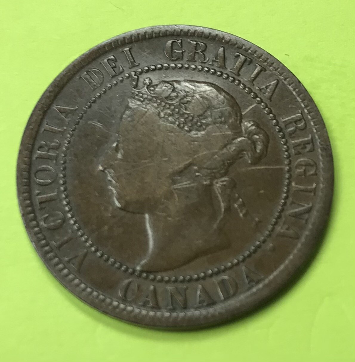 1895 ONE CENT CANADA COIN.VICTORIA DEI GRATIA REGINA COIN. | eBay