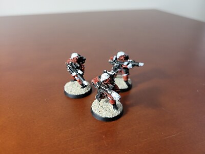 Warhammer 40k 3rd Edition x3 Metal Stormtroopers Lot Kasrkin Scion ...