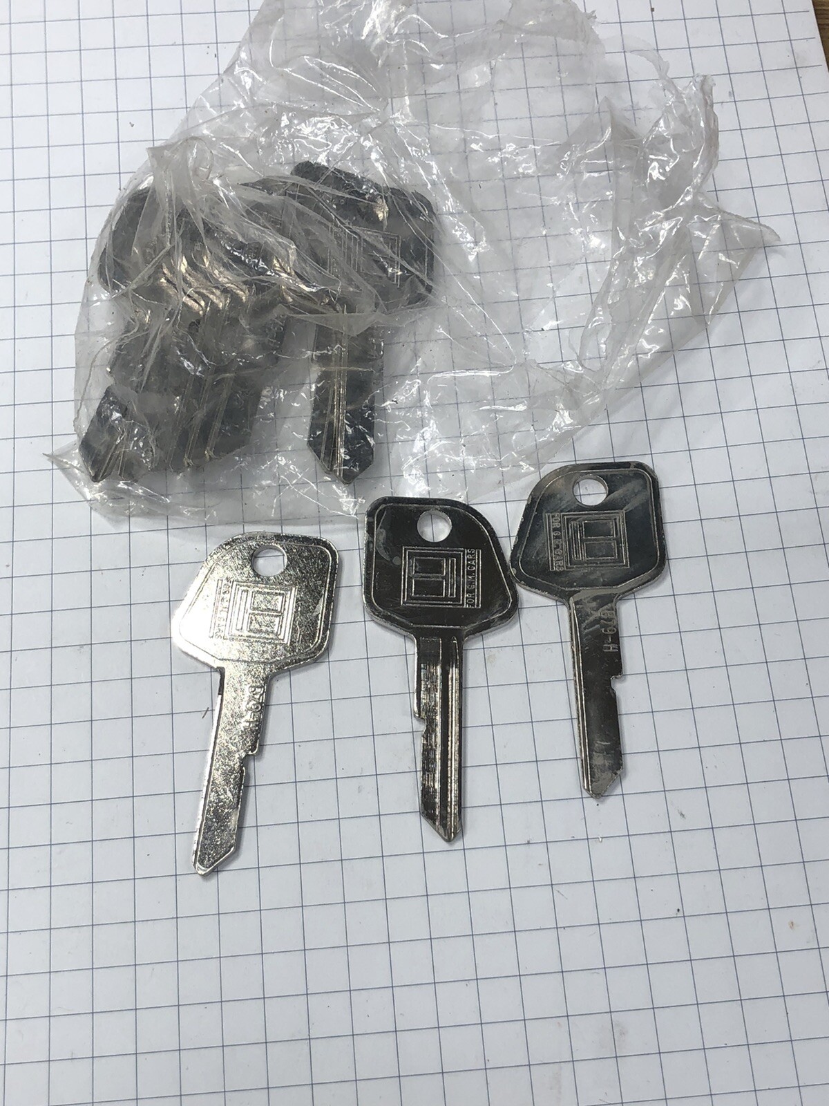 10 Gm B79 H Key Blanks Works For Gm Vintage Uncut Brass Keys | eBay