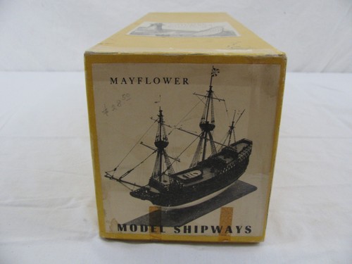Vintage Model Shipways Wood Mayflower Ship Model Kit Read! | eBay