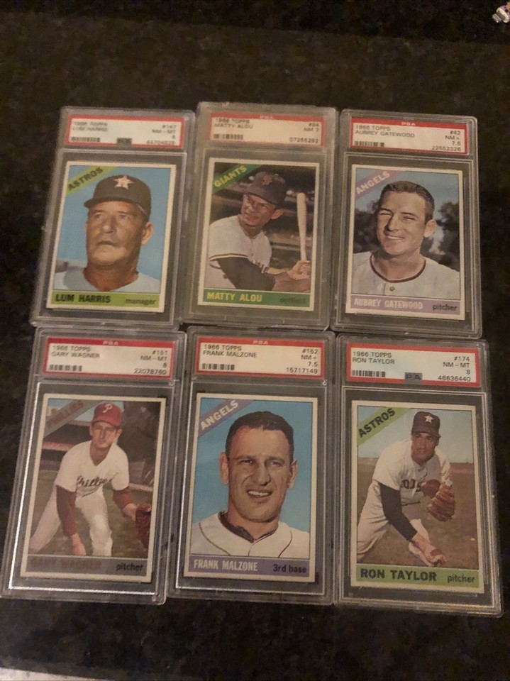 1966 Topps Baseball Cards Complete Set-Ex+ | eBay