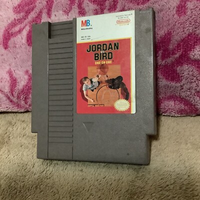Jordan Vs. Bird One on One Nintendo NES Game Authentic Video Game Cart ...