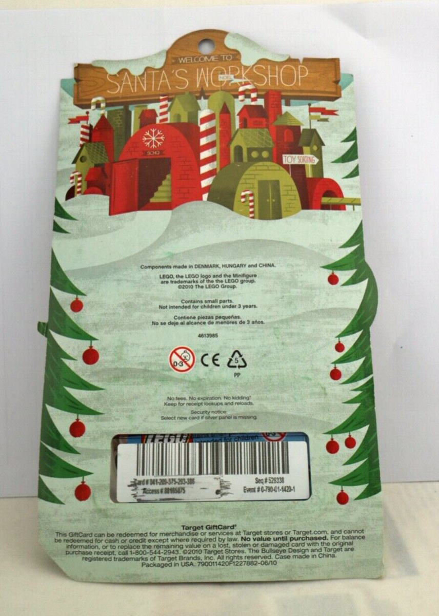 LEGO Promotional: Target Bullseye Gift Card 2010 (4620157) | eBay