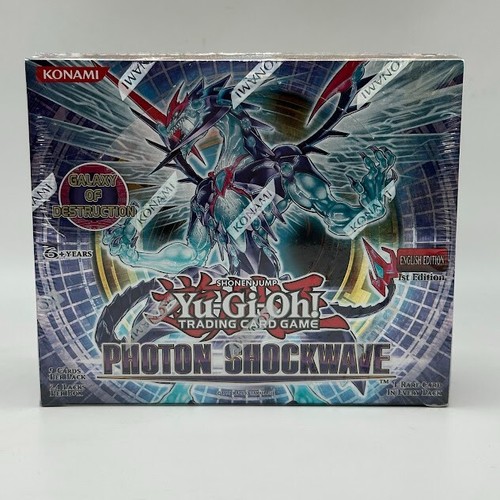 Yugioh Photon Shockwave 1st Edition 24-Count Booster Box TCG CCG Cards ...