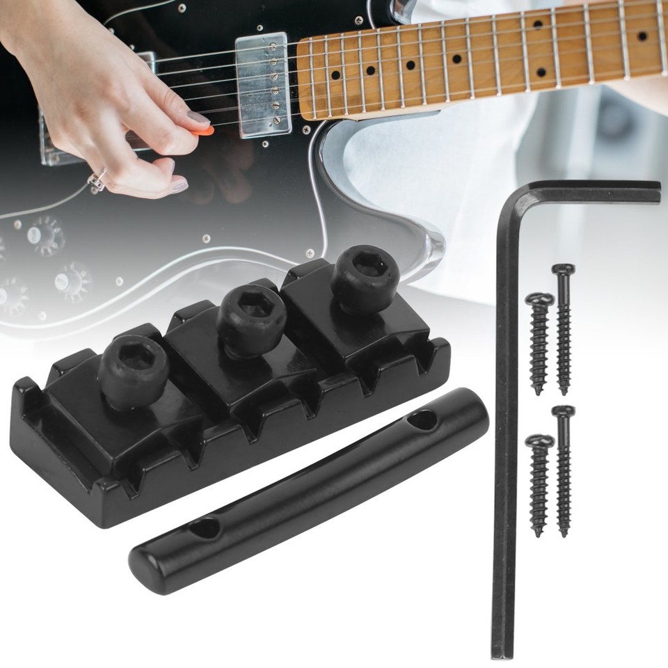 Electric Guitar String Lock Nut With Headstock String Retainer Bar ...