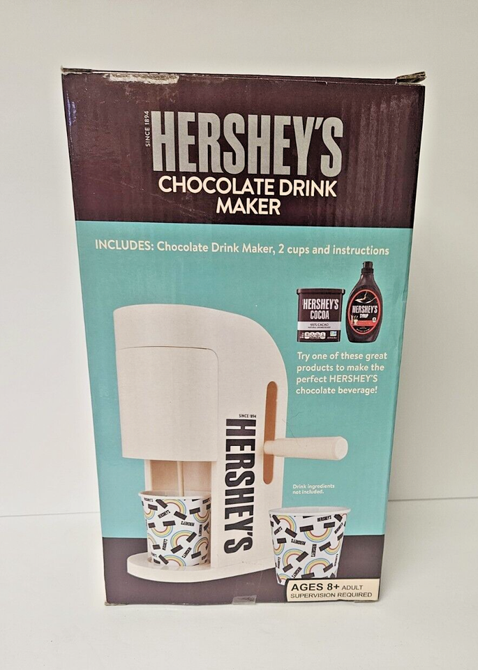 Hershey's Chocolate Drink Maker Color White: Hot Or Cold Drinks Pre ...