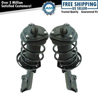 Front Complete Loaded Struts Pair Set For 08-14 Mercedes Benz C350 C300 ...