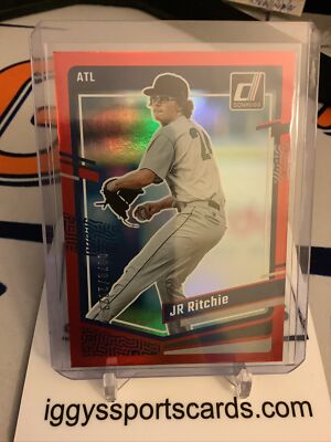 JR Ritchie 78/2023 HOLO RED 2023 Panini Donruss Baseball Braves | eBay