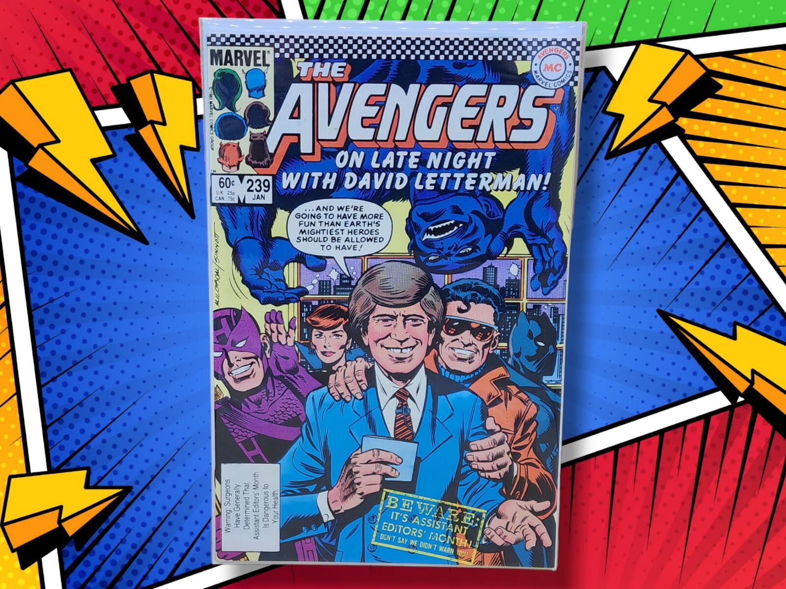 1983 Marvel Comics Avengers Vol 1 #239 Comic Book Key Issue David ...