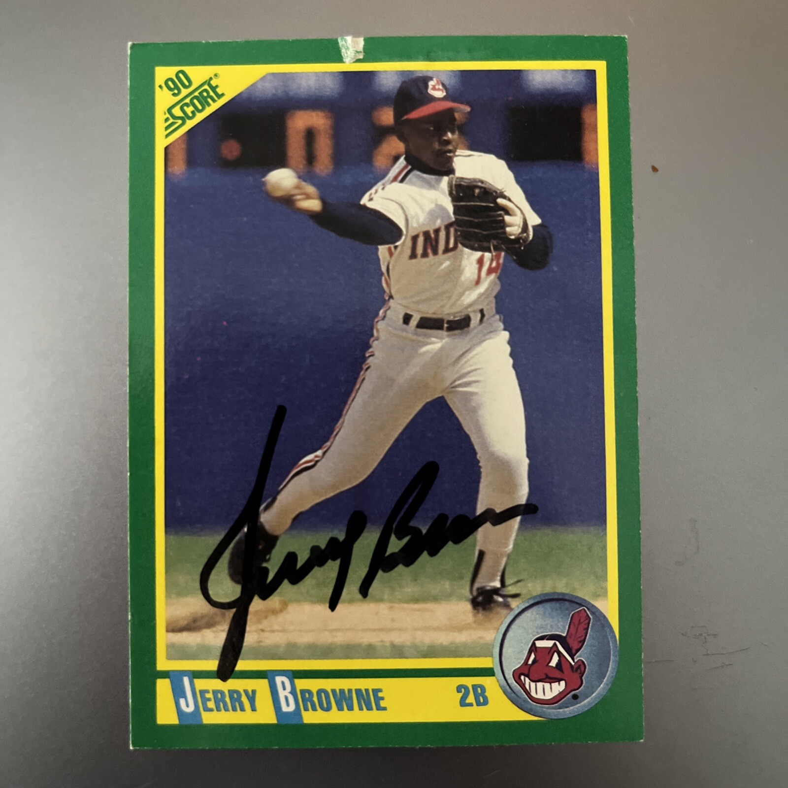 JERRY BROWNE 1990 SCORE AUTOGRAPHED SIGNED AUTO BASEBALL CARD | eBay