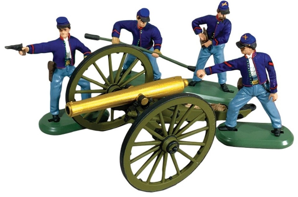 BRITAINS SUPER DEETAIL 52105 UNION NAPOLEON CANNON WITH 4 MAN CREW | eBay