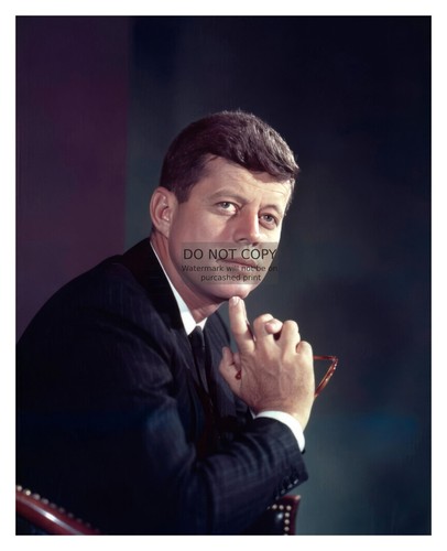 PRESIDENT JOHN F. KENNEDY "THINKER" PORTRAIT 8X10 PHOTO | eBay