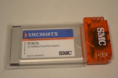 SMC8040TX PCMCIA 10/100Mbps Fixed-Port Adapter | eBay