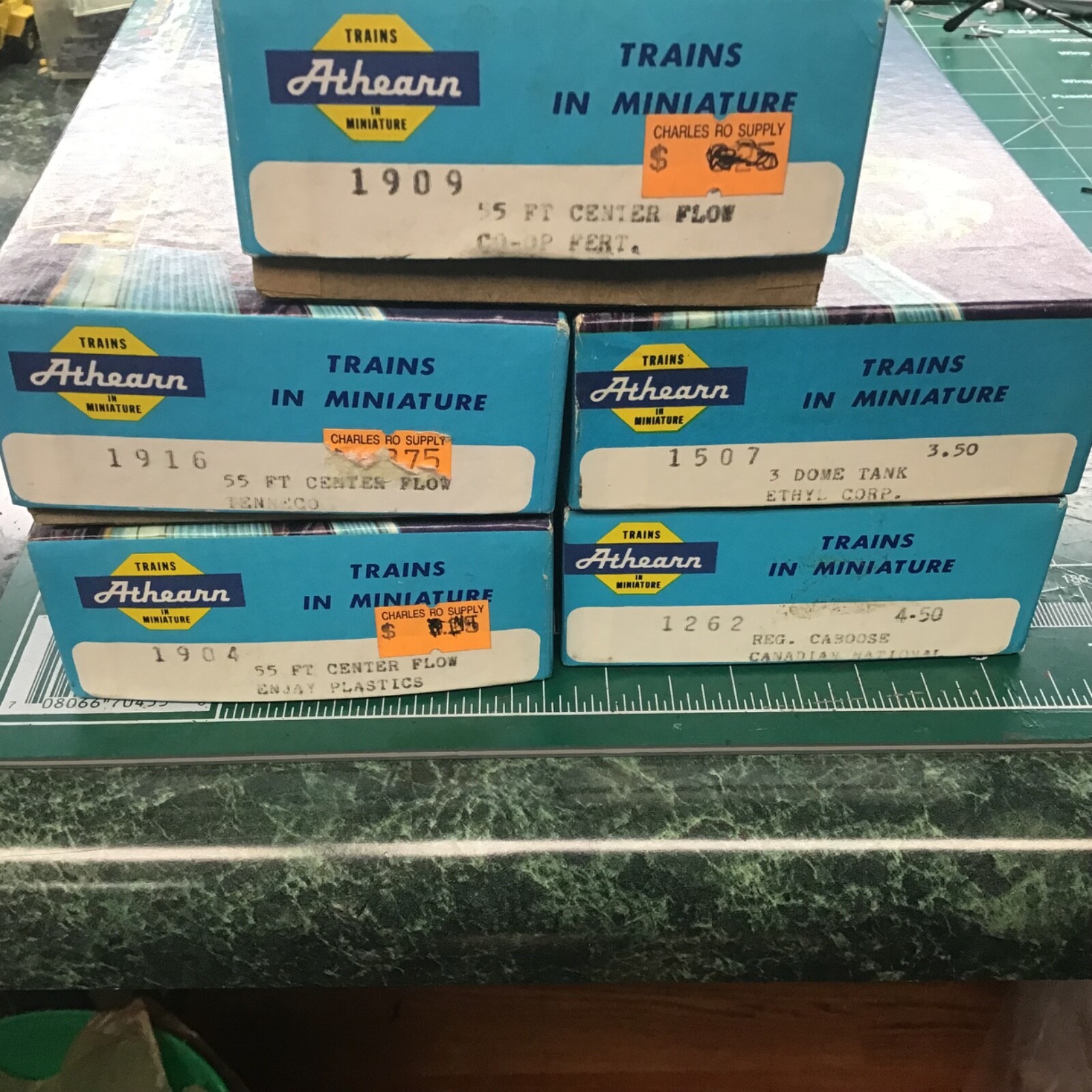 5 New Athearn HO scale car kits 1262, 1507, 1904, 1916 & 1909 | eBay