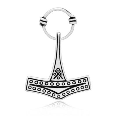 925 Sterling Silver Viking Thor Hammer Mjolnir Romersdal Bornholm ...