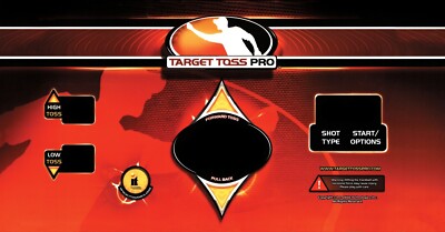 Target Toss Pro Arcade Control Panel Overlay CPO Textured Lam | eBay