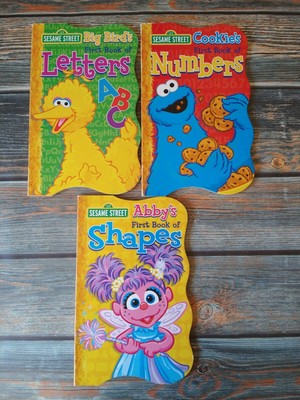 Sesame Street First Books Series Big Bird's Letters Abby's Shapes ...