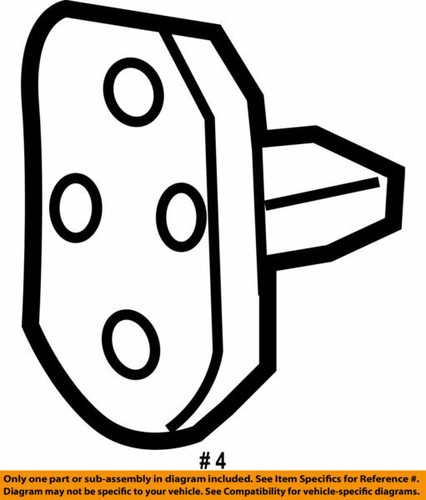 69410-60020 Toyota Plate assy, back door lock striker 6941060020, New ...